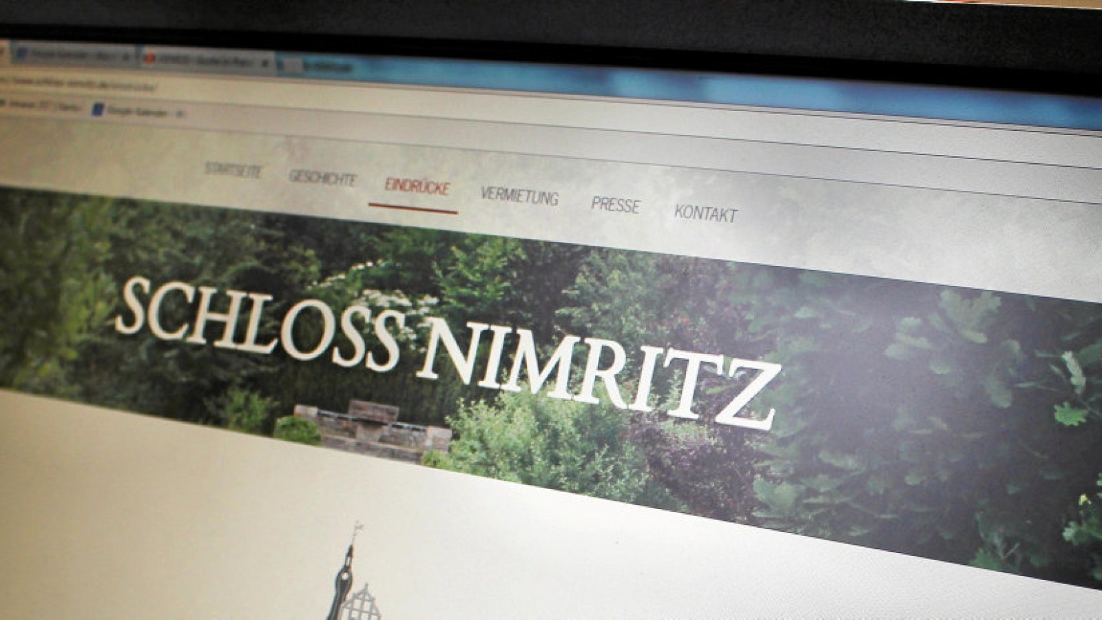 Schloss Nimritz jetzt im Internet zu finden
