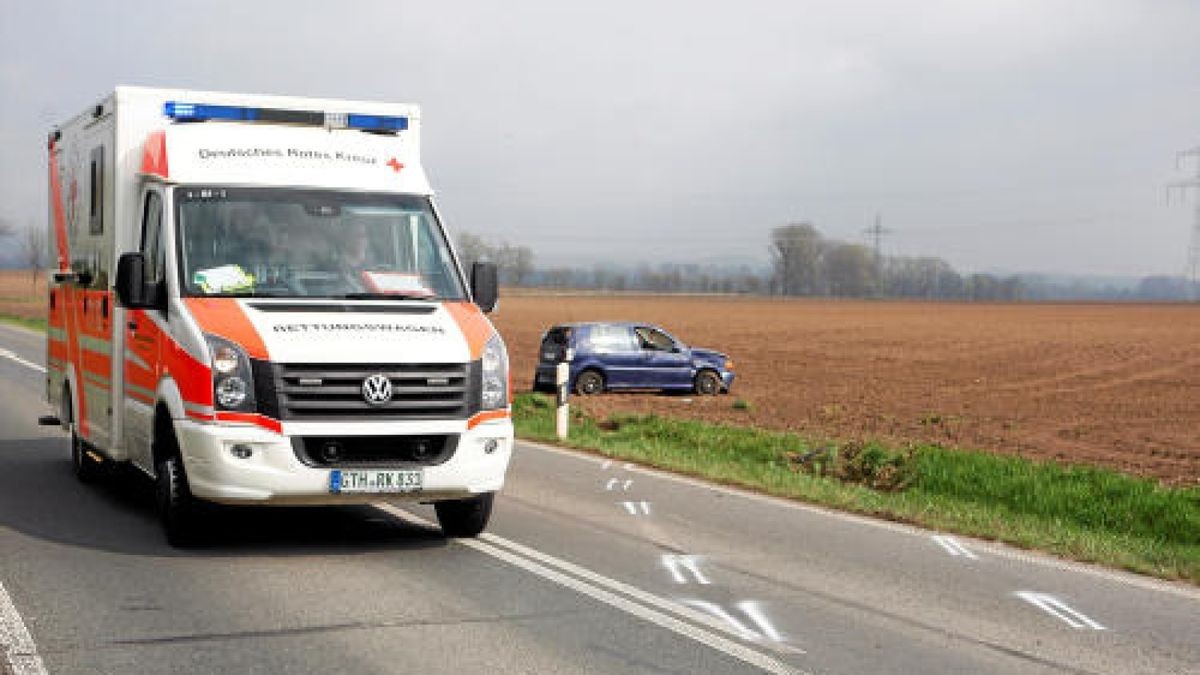 Schwerer Unfall bei Gotha