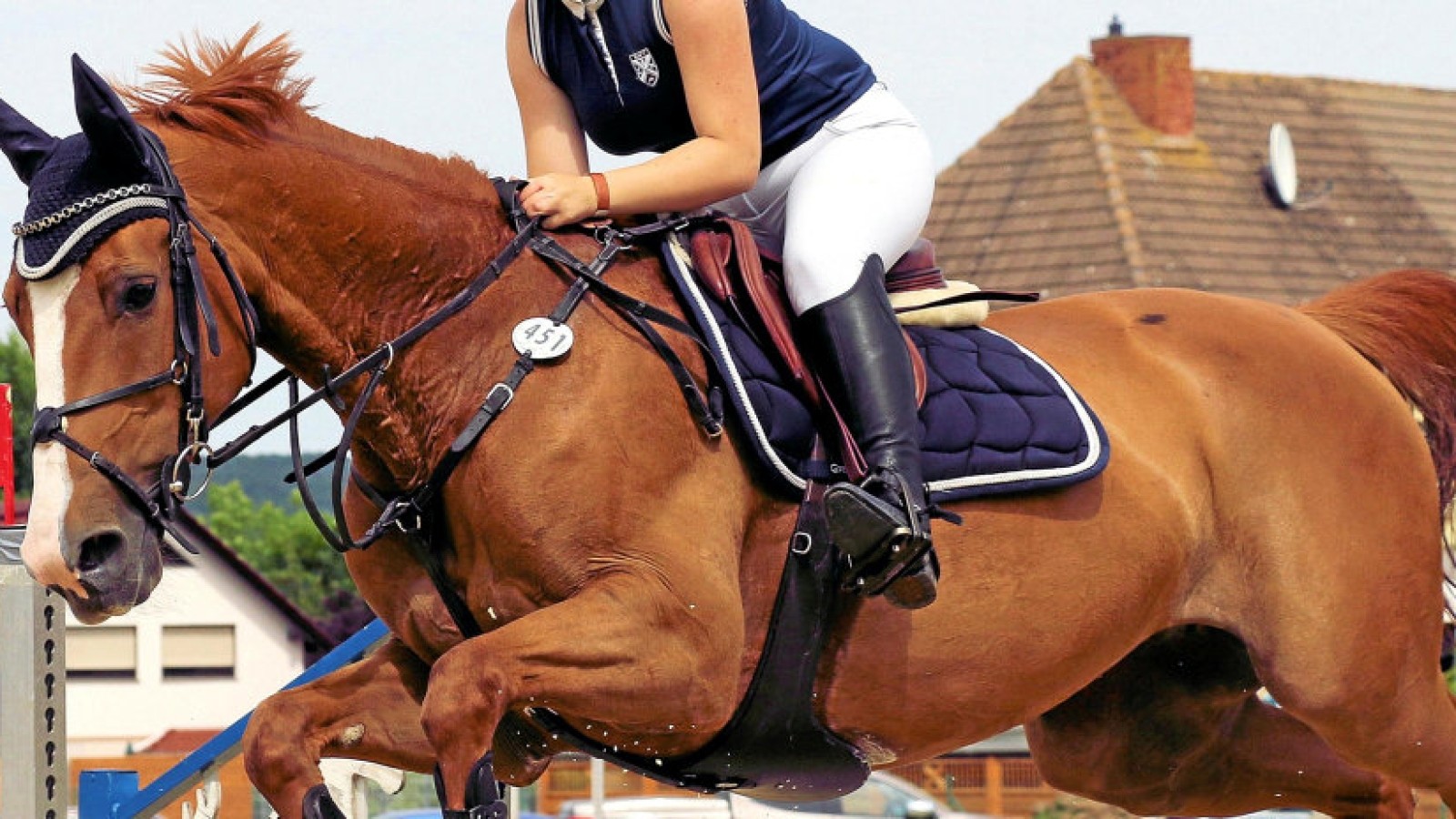 Siegreicher Ritt von Sarah Mühr auf der Stute „Orlanda“