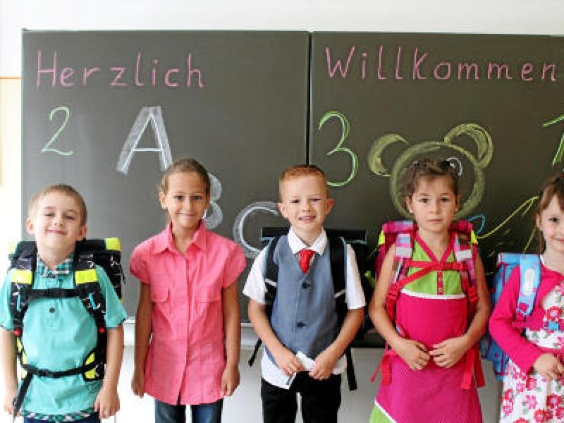 Schuleinführung in Großstechau