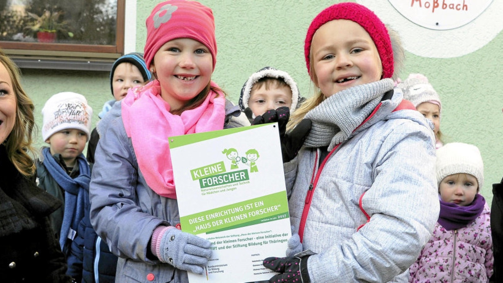 Kindergarten Pfiffikus in Moßbach ist nun Haus der kleinen Forscher