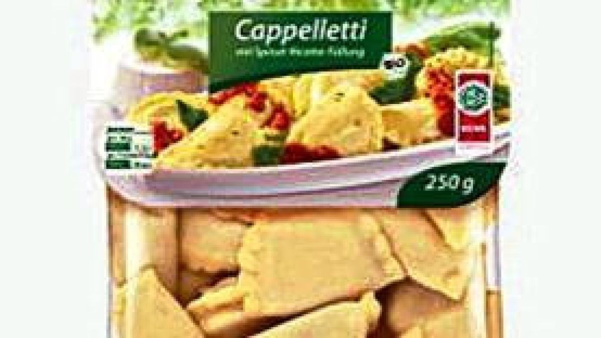 Folienreste in der Füllung: REWE ruft Bio Cappelletti Spinat-Ricotta zurück