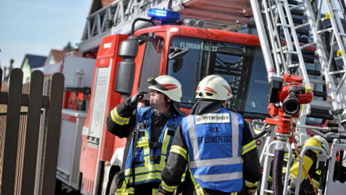 Großbrand in Birkungen