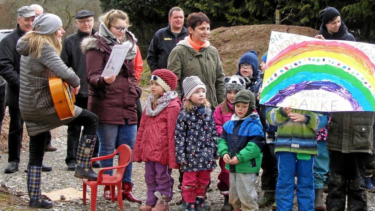 Richtfest am „Haus unter dem Regenbogen“