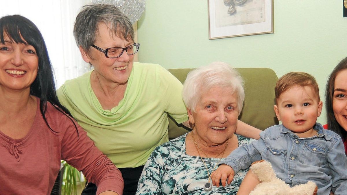 Eisenacher Familienglück: Fünf Generationen unter einem Dach