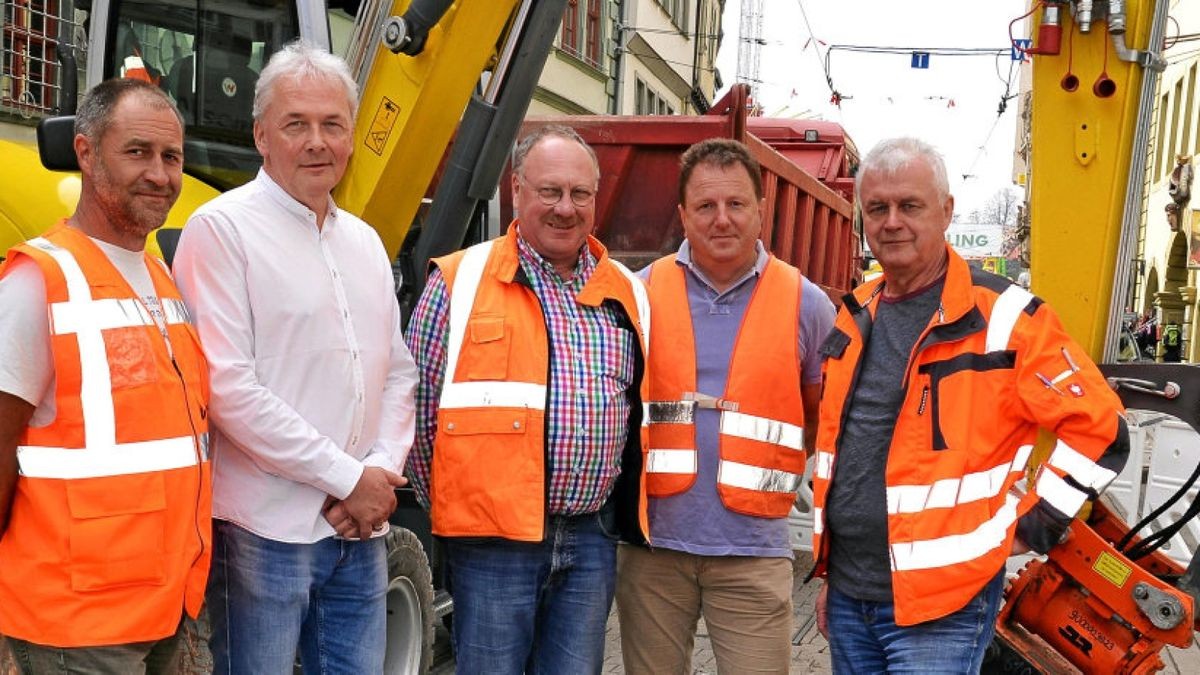 Spatenstich für Großbaustelle: In Erfurter Marktstraße rollen nur noch ...