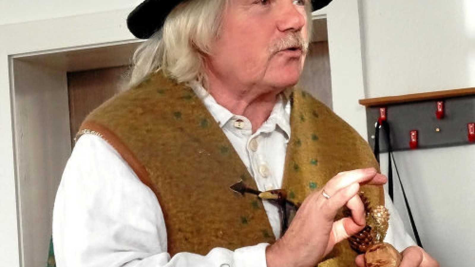 Der Moosmann war bei den Bernsgrünern zu Gast