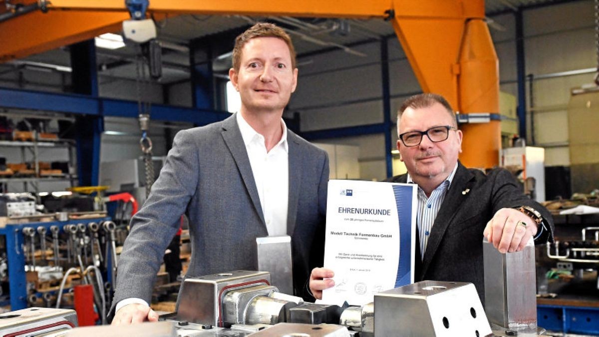 Modelltechnik Formenbau besteht in Sömmerda seit 25 Jahren