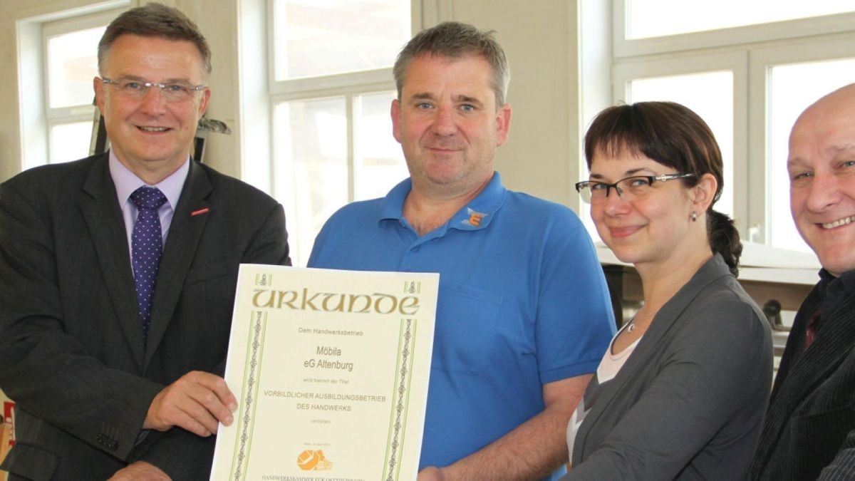 Altenburger Handwerksbetrieb wird ausgezeichnet