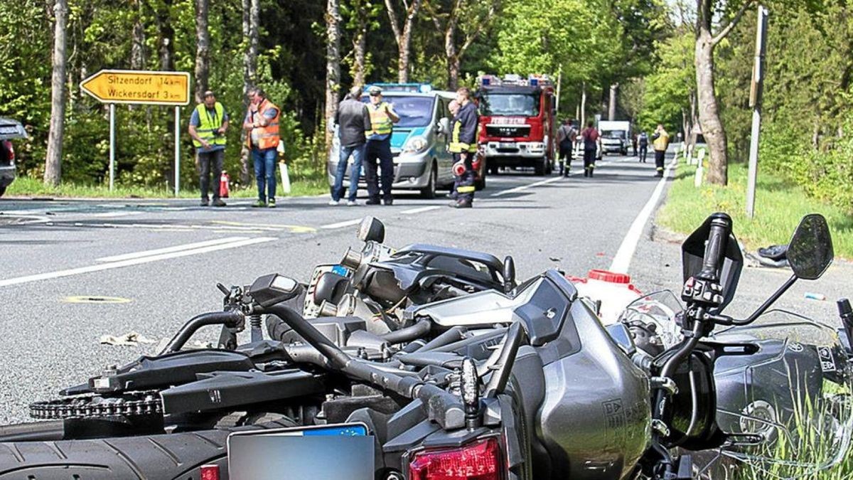 Motorradfahrer stirbt nach Unfall bei Saalfeld - weiterer schwerer Motorrad-Unfall am Sonnabend