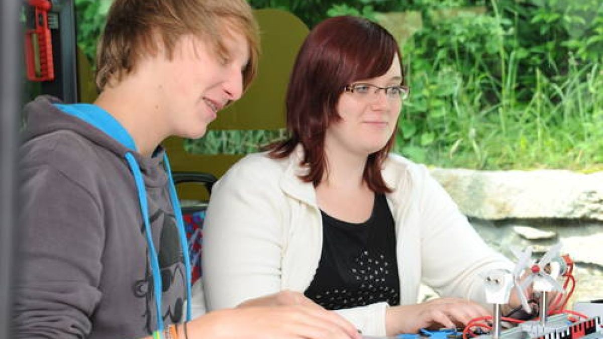 Bad Lobensteiner Regelschüler sind erneuerbaren Energien auf der Spur