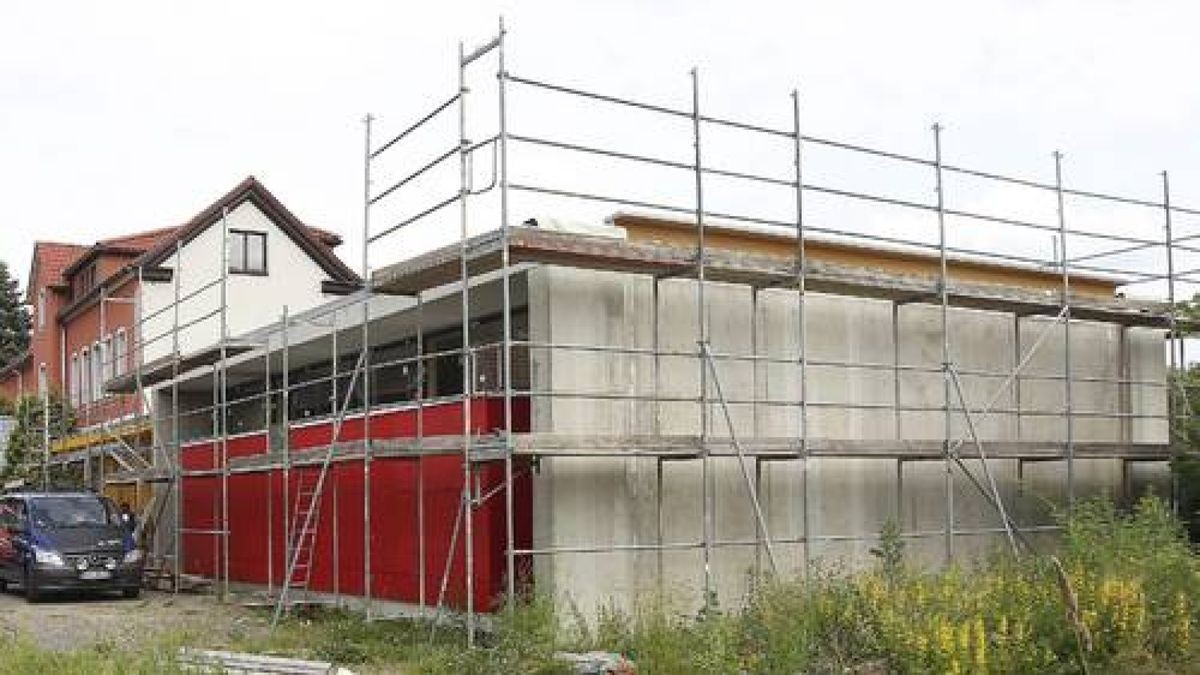 Warten auf den neuen Kammermusiksaal in Rudolstadt