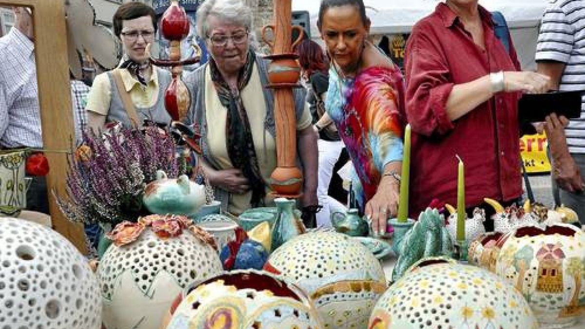 Weimarer Markt für Töpfer einer der wichtigsten Vertriebswege