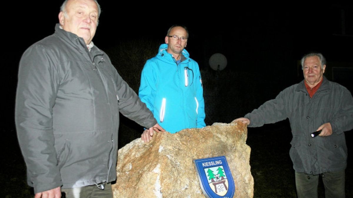 In Kießling gibt es jetzt Orts-Informationen „on the rocks“