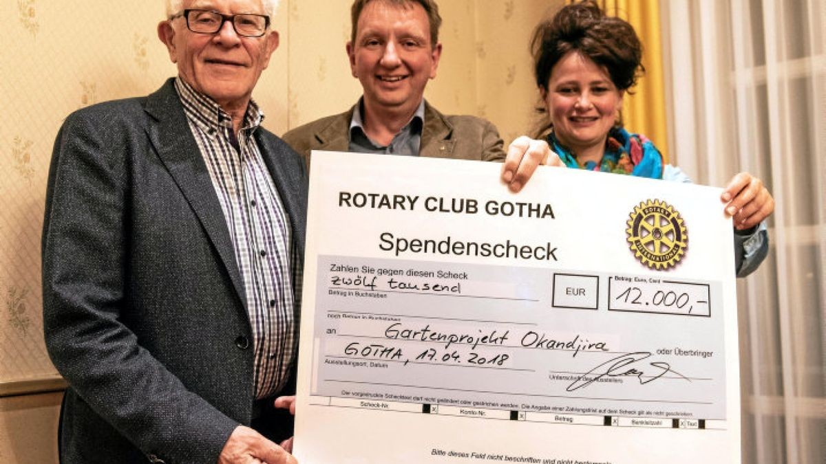 Gothaer Rotarier unterstützen Gartenprojekt in Namibia