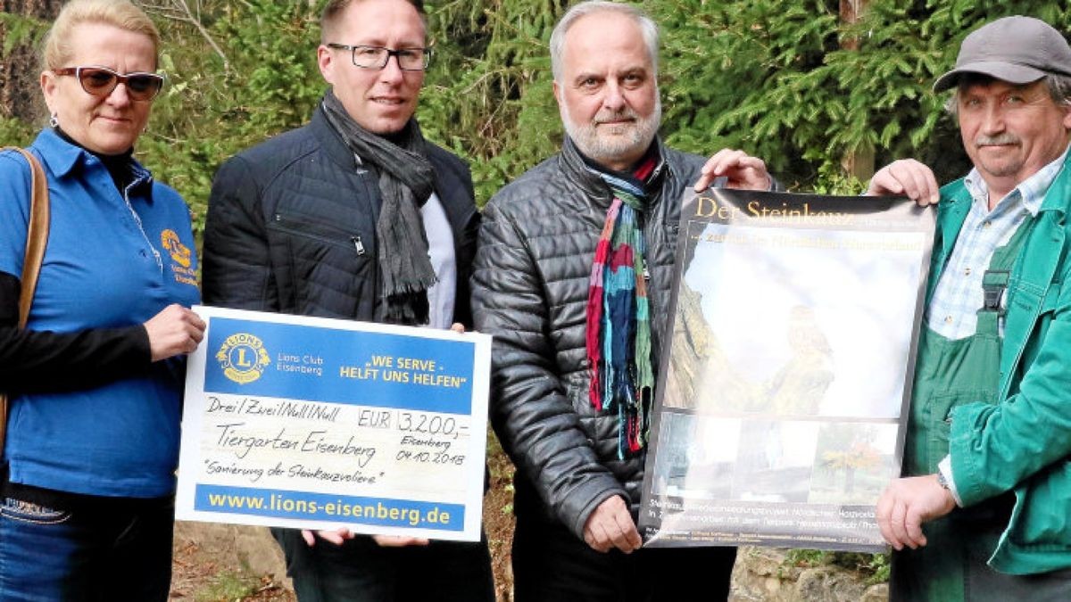 Der Tiergarten Eisenberg erhält 3200 Euro – Sanierung einer Steinkauz ...