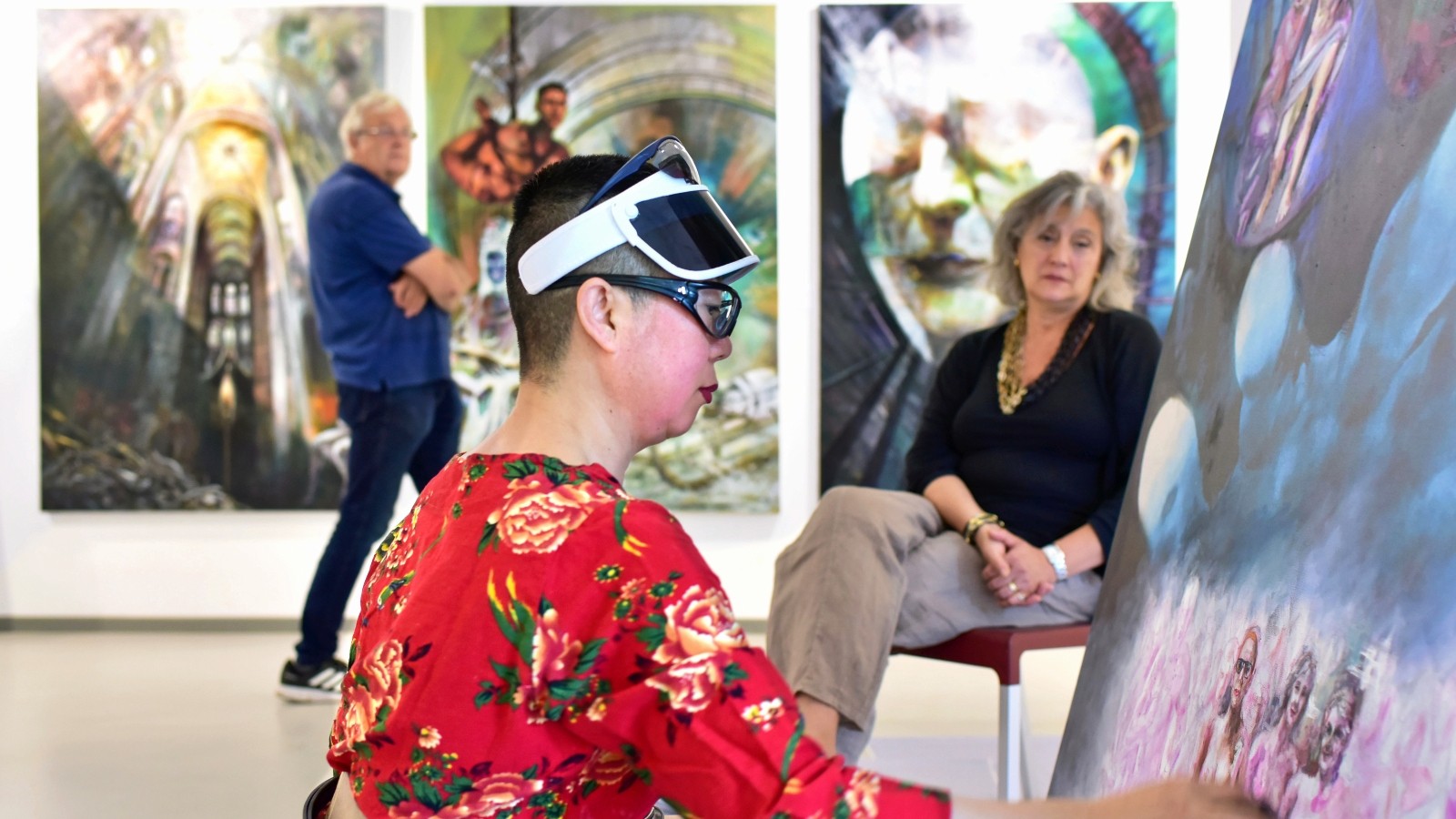 Bei Jiny Lan erscheint Gerhard Richter im Wasser-Spiegelbild