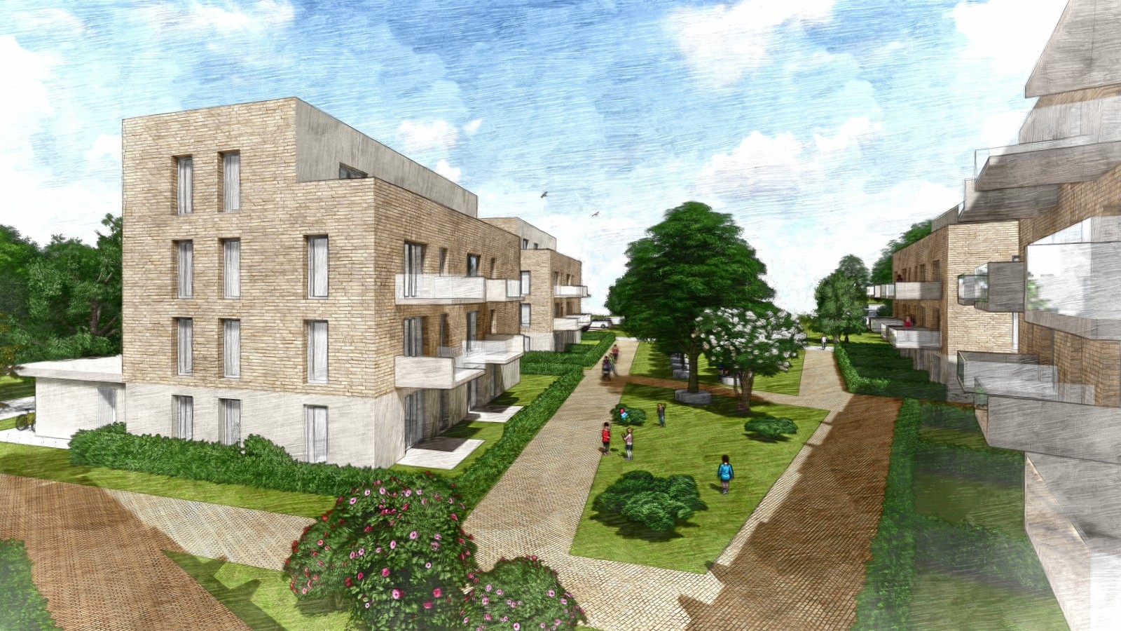 Klimaschutzsiedlung in Kleve: Der Wohnpark Spyck wird chic