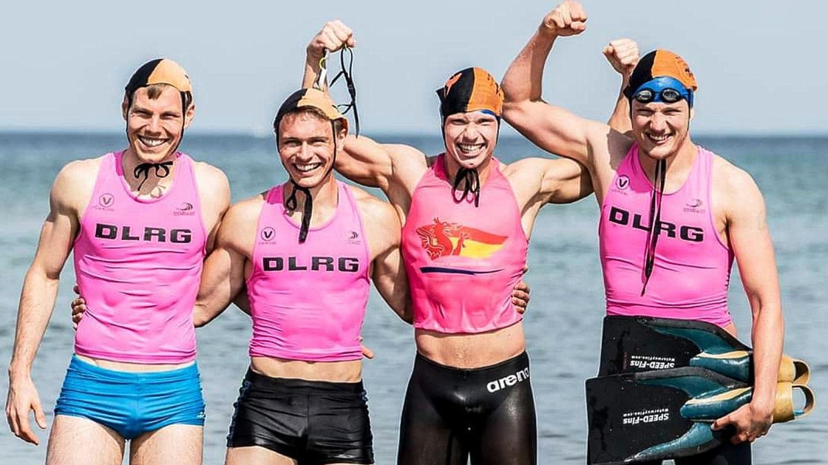 Gold für die Gurtretter-Staffel der DLRG Gelsenkirchen-Buer