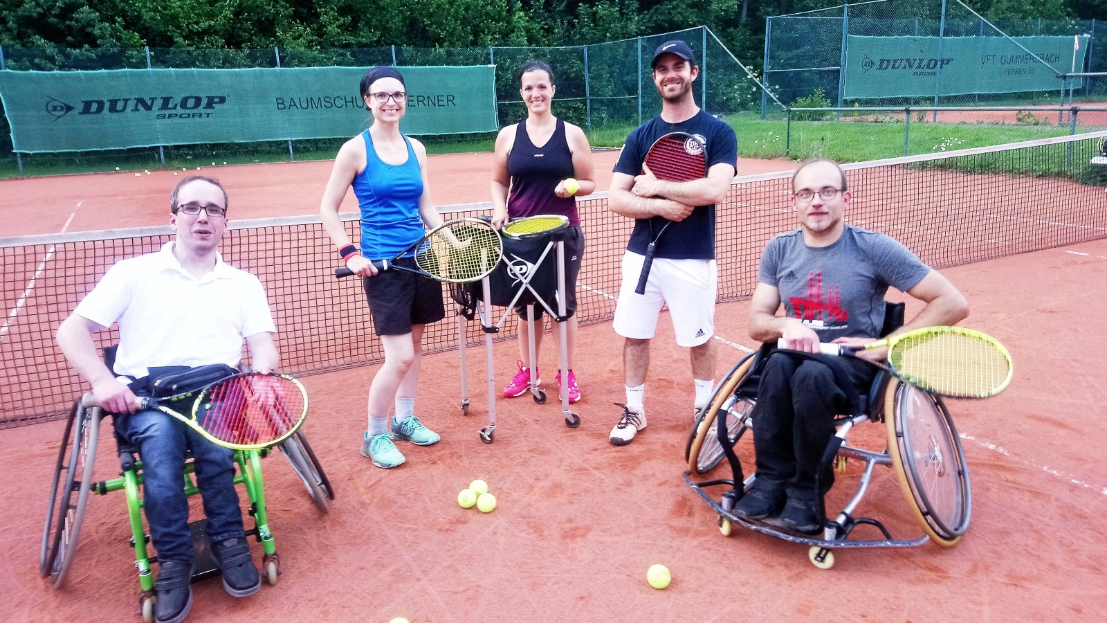 Martin Ohm-Bender nimmt Herausforderung Rollstuhl-Tennis an