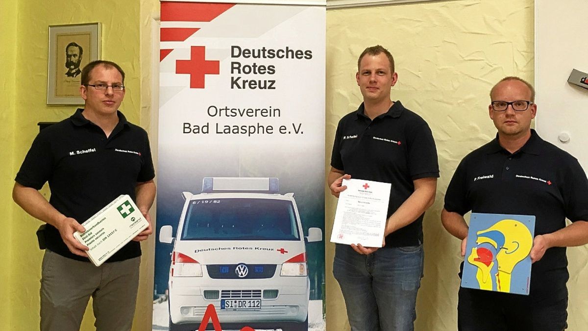 René Scheffel neu im Ausbilderteam des DRK Bad Laasphe