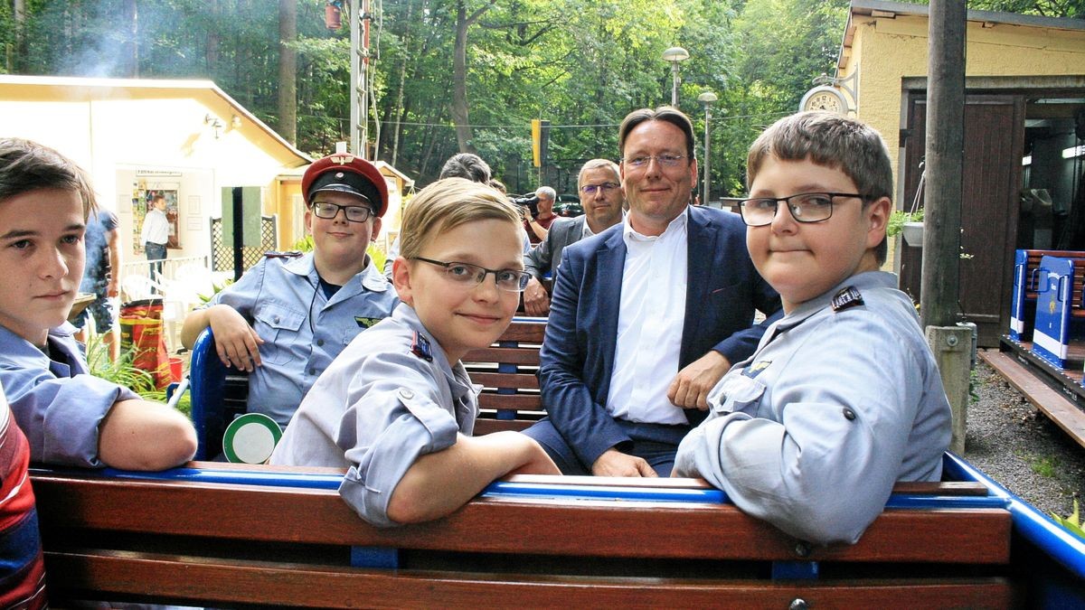 Spende nach der Bahnfahrt mit der Parkeisenbahn in Gera verdoppelt