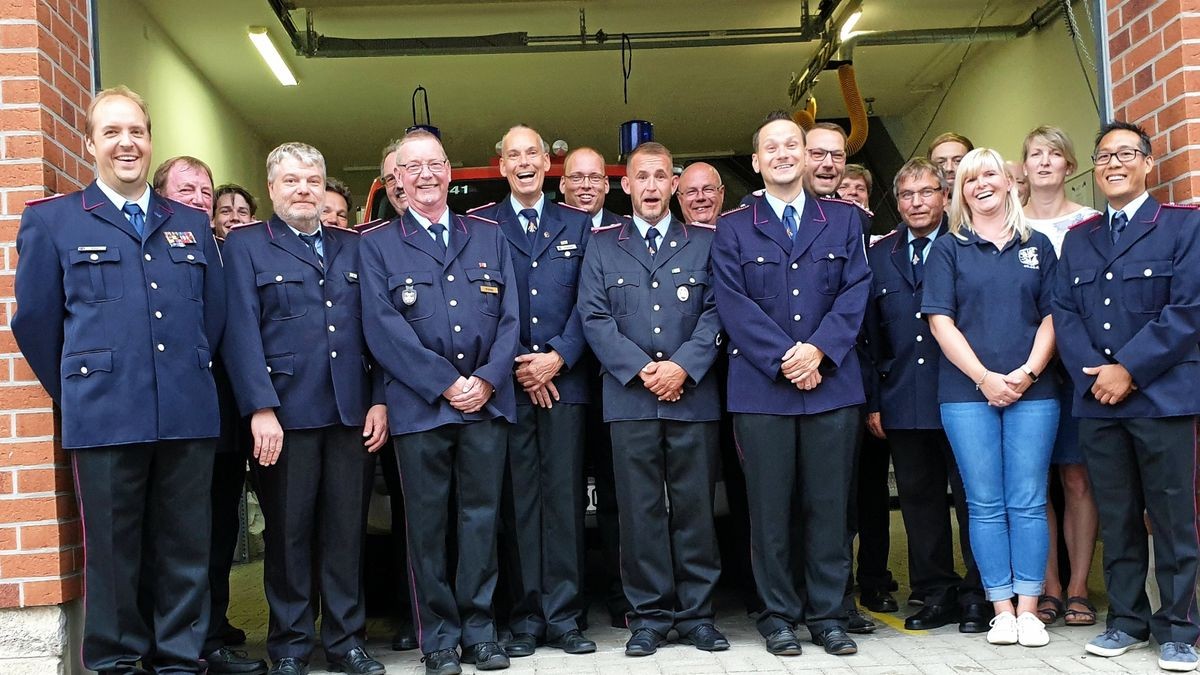 Die Feuerwehr Ahmstorf hat ein neues Führungsduo