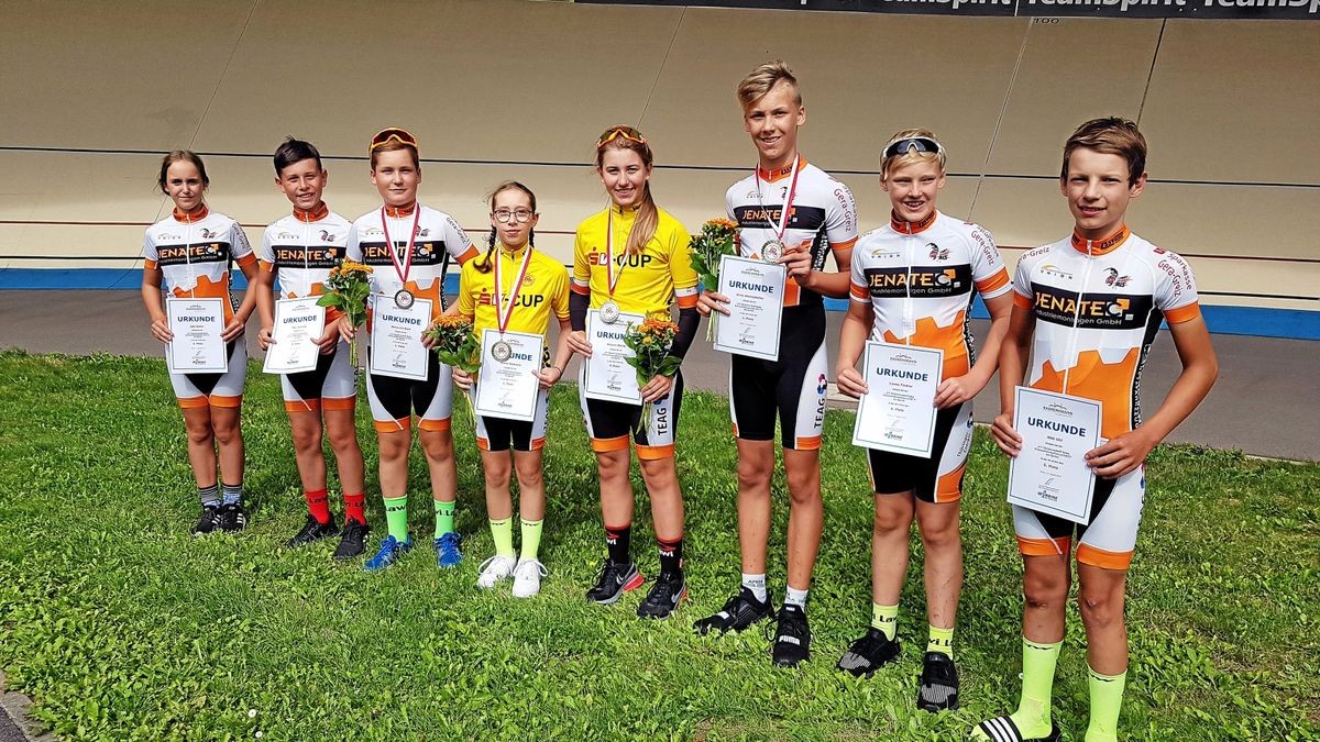 Das Training auf der Geraer Radrennbahn ist unverzichtbar