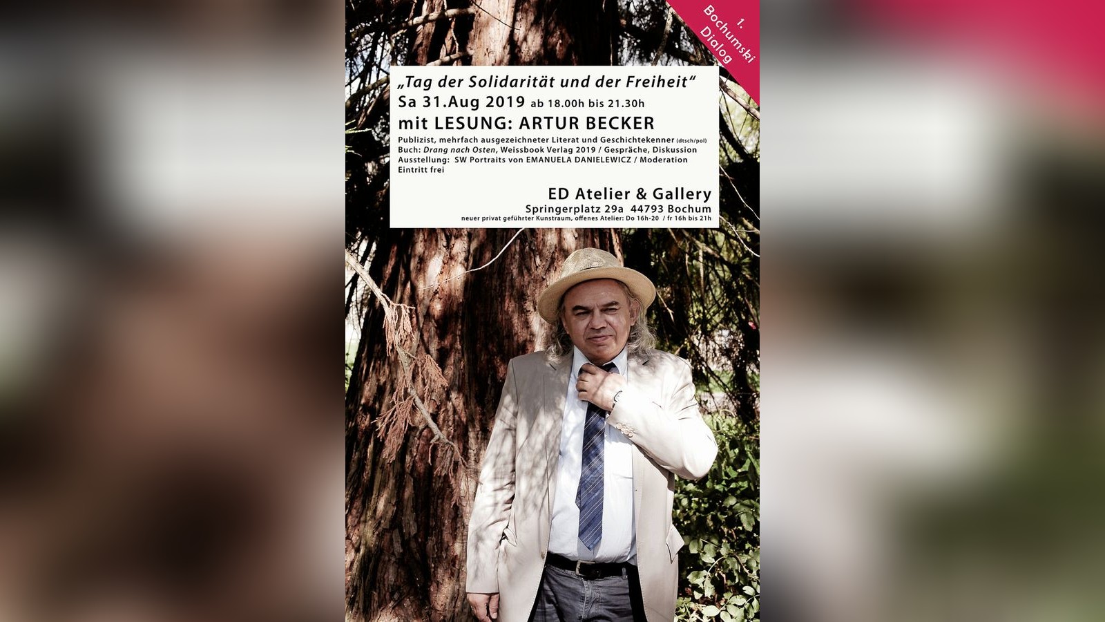 Der polnische Autor Artur Becker stellt neuen Roman vor