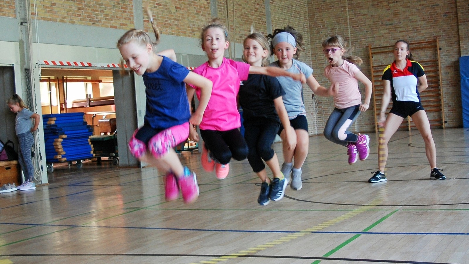 Die „Funny Skippers“ springen immer im Takt des Seils