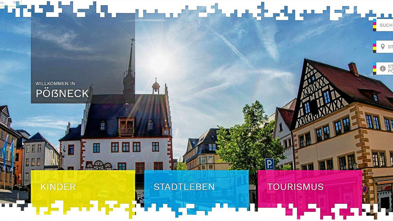 Onlineauftritt der Stadt Pößneck in neuem Design