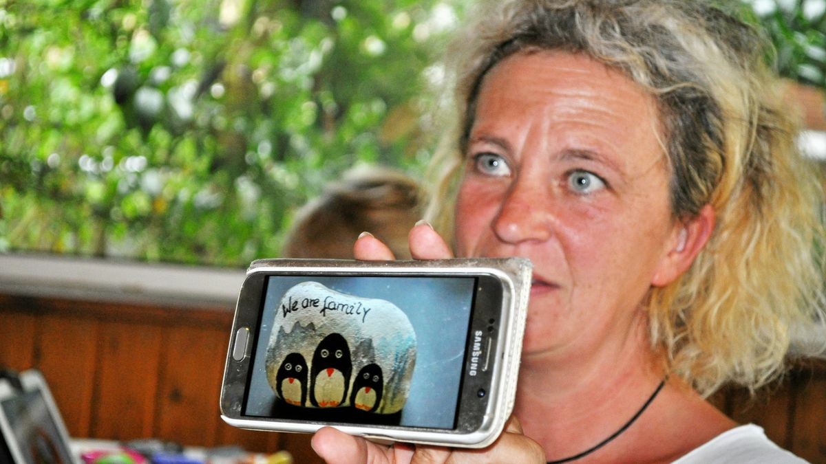 Okersteine bemalen, auslegen und finden