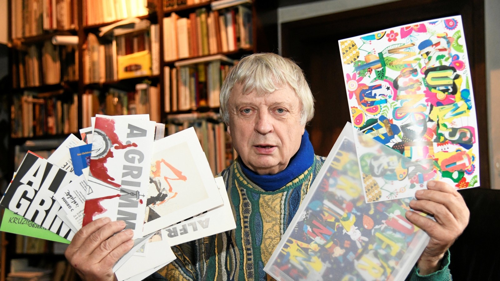 Das kommt Künstler Alfred Grimm in die Tüte