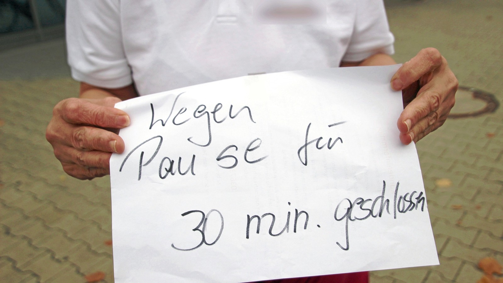 Arbeitspause sorgt für Aufregung