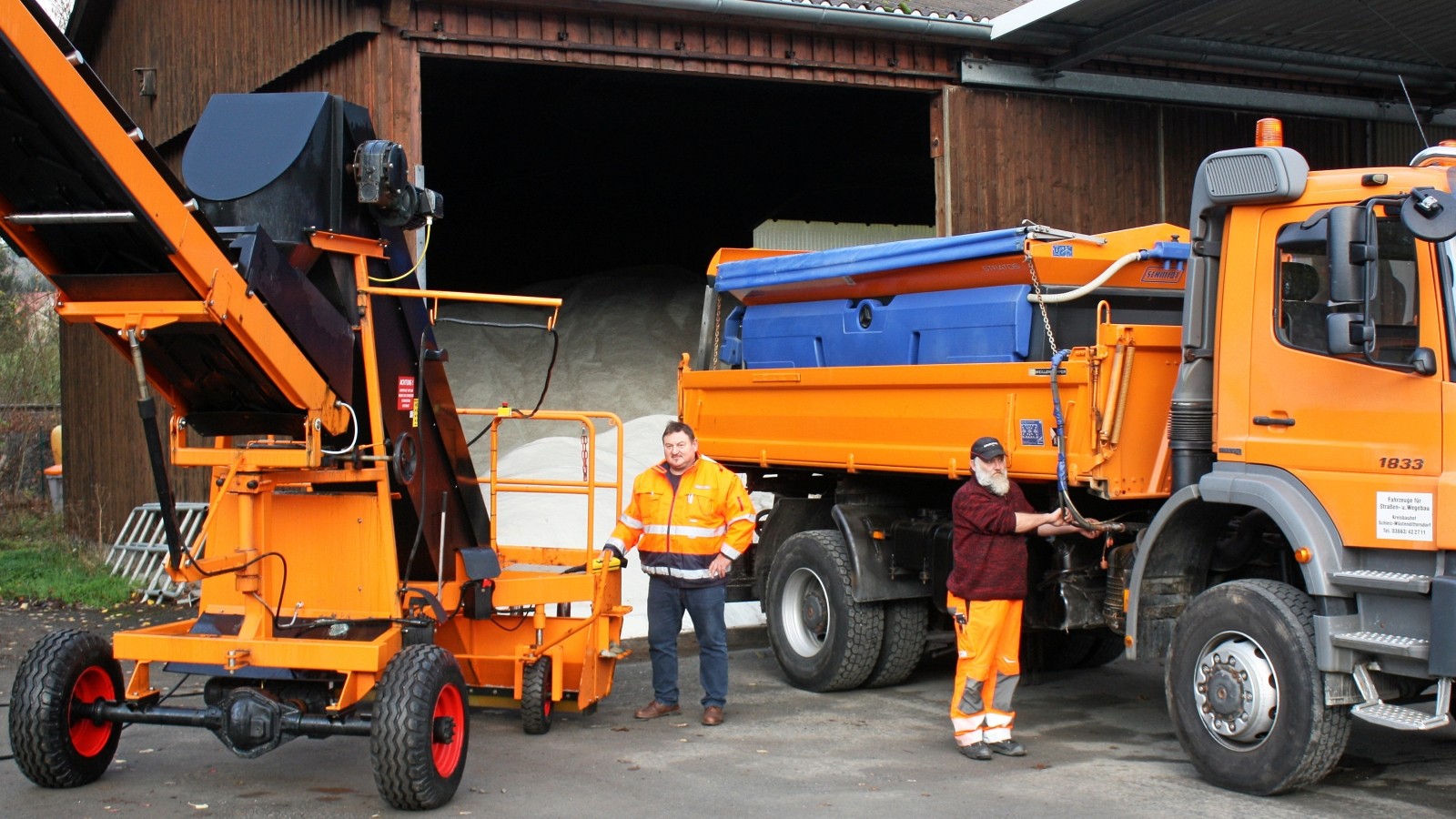 Michael Aust samt Team wollen Väterchen Frost Paroli bieten