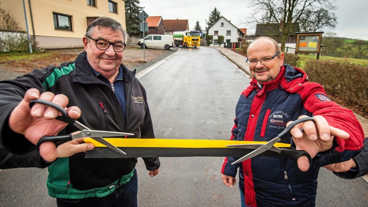 Nach dem Straßenbau: Teichstraße in Hörningen ist wieder frei