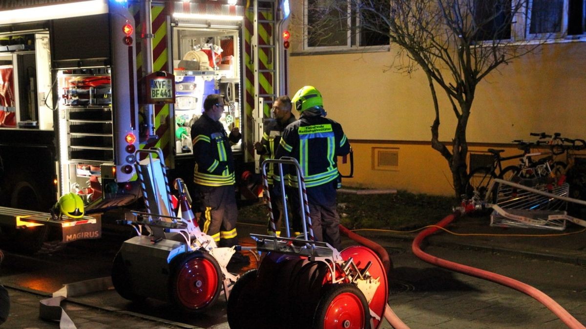 Brand in Bad Frankenhausen - Mehrfamilienhaus evakuiert