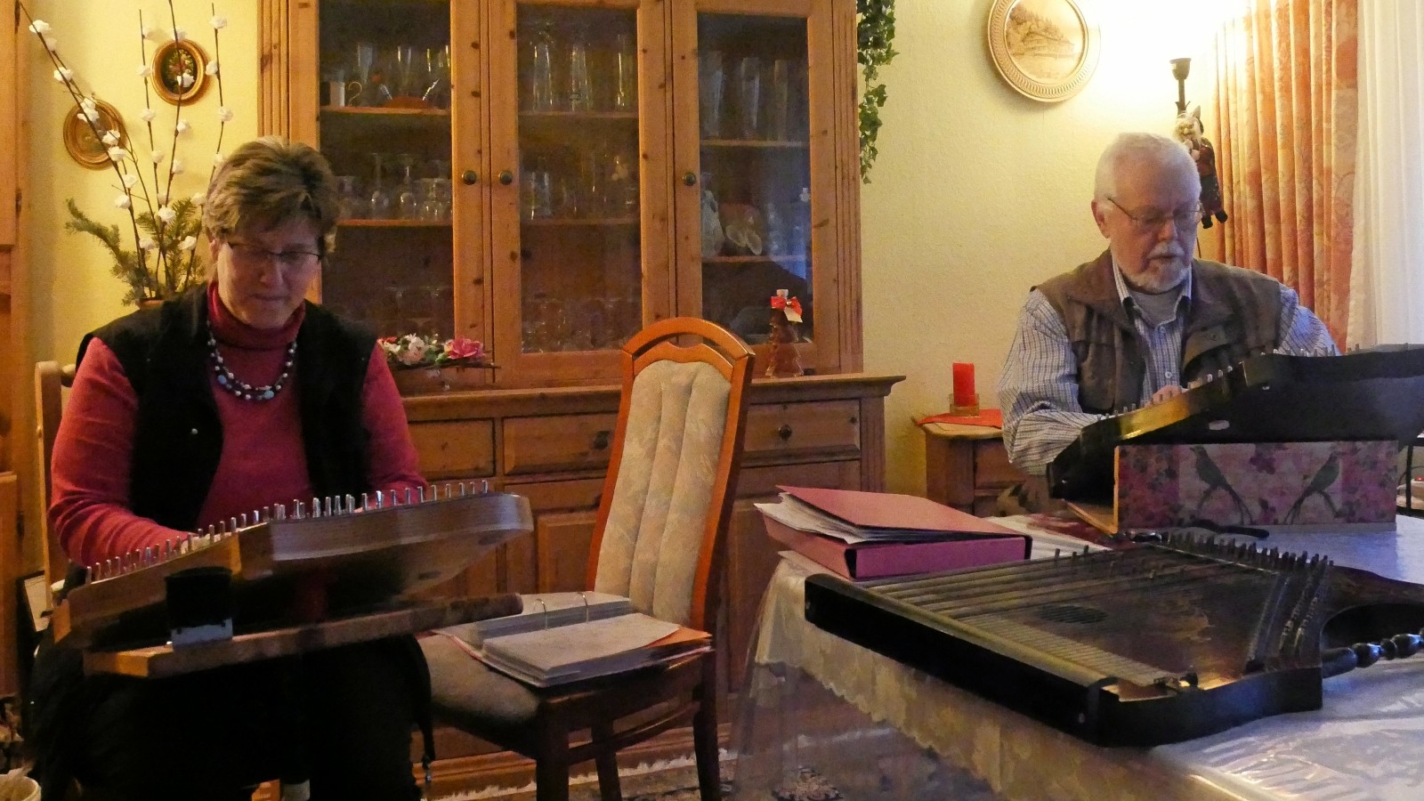 Bad Sachsaer Zitherduo: Axel Gehrmann und Elisabeth Bahr