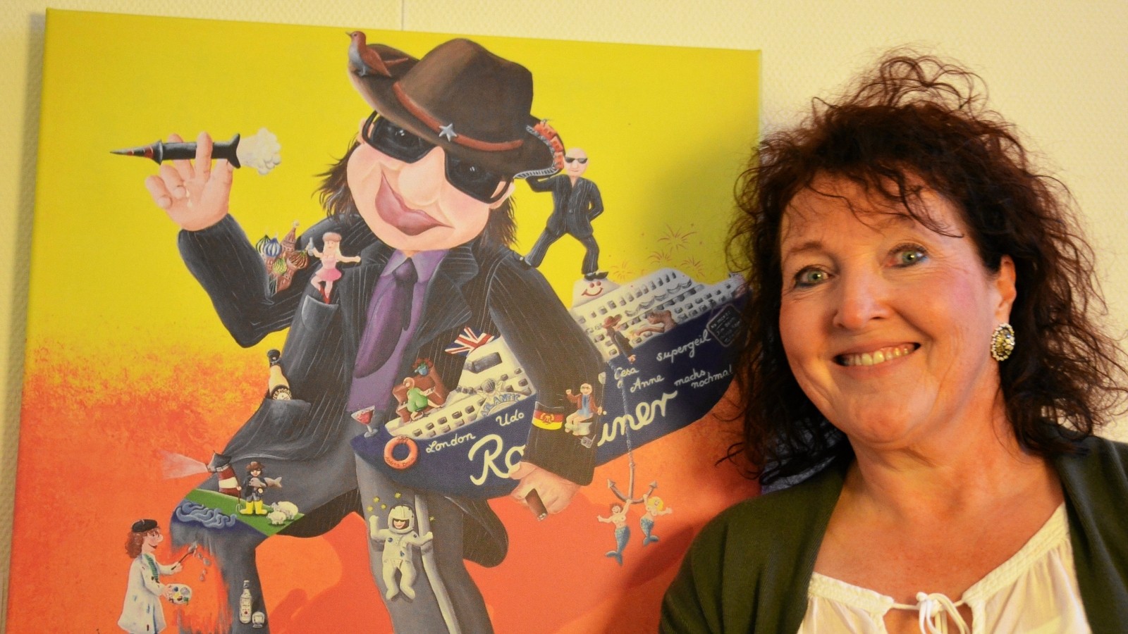 Die Frau, die Udo Lindenberg im Eierlikörland malt