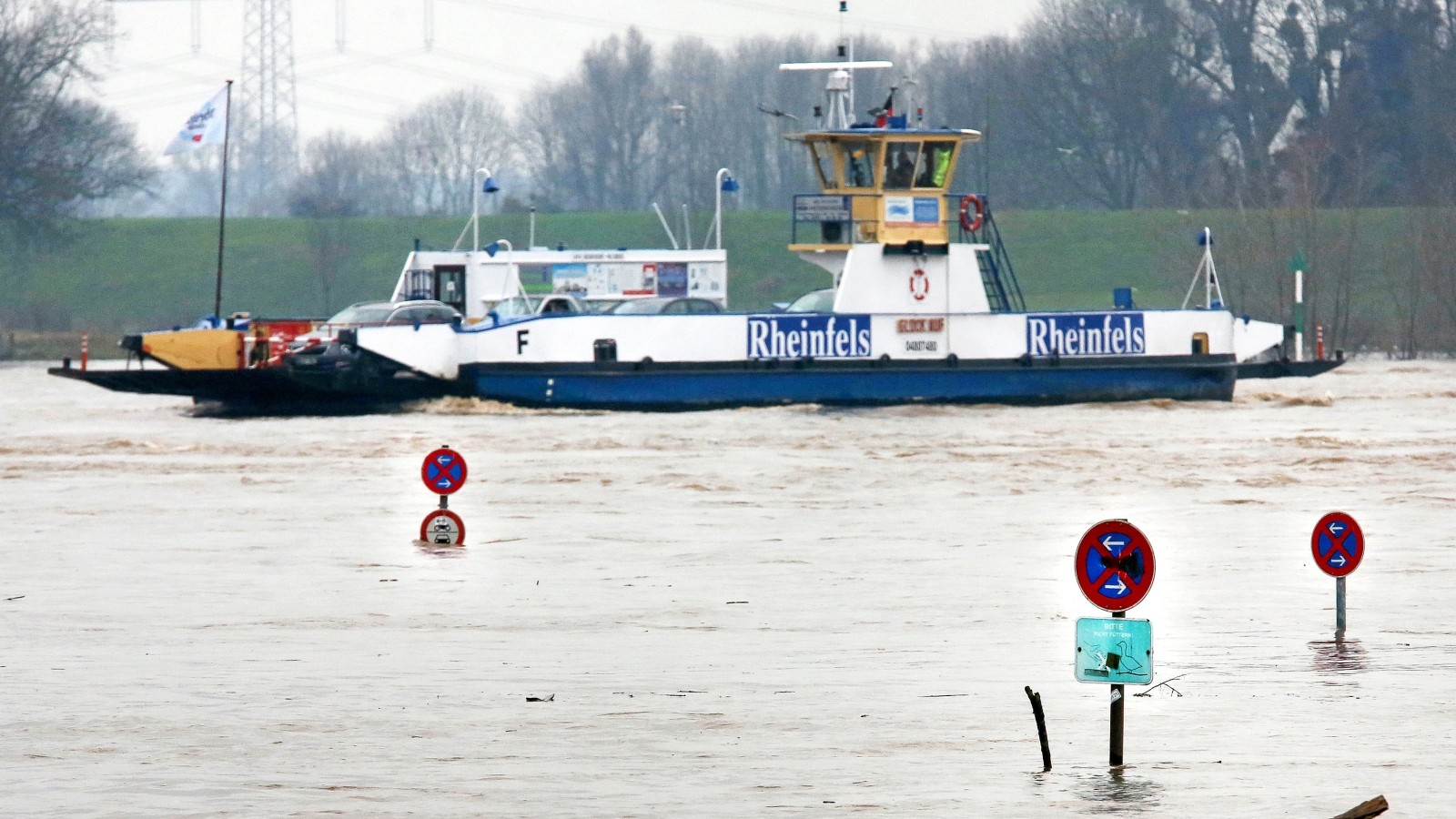 Rhein-Hochwasser: Pegelstände sind weiter angestiegen