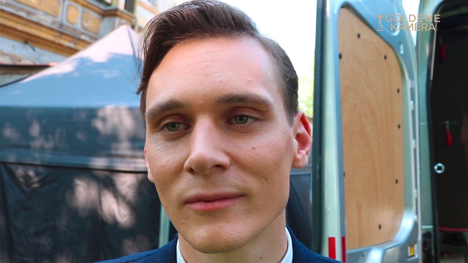 Rick Okon am Set von "Das Boot - Staffel 2"