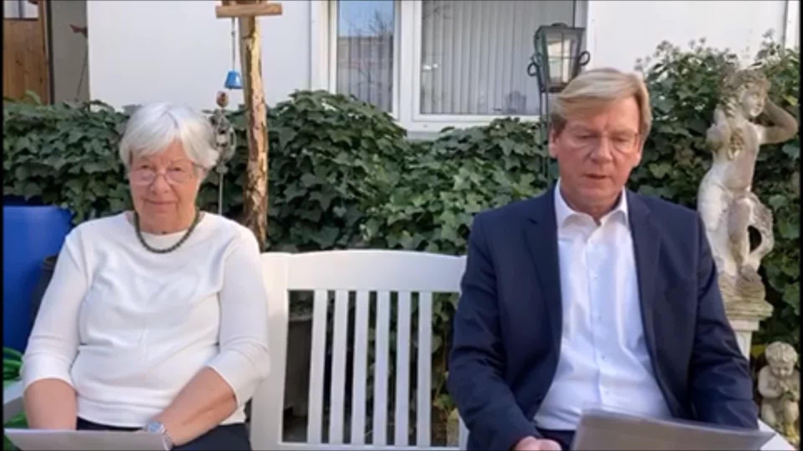 Mutmacher Friederike Harlfinger und Rüdiger Warnke