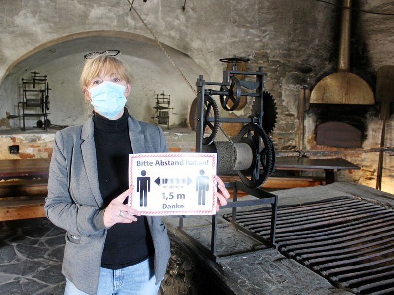 Türen von Schloss Burgk weit offen