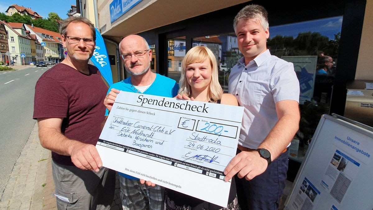 Stadtrodaer Carneval Club freut sich über Spende