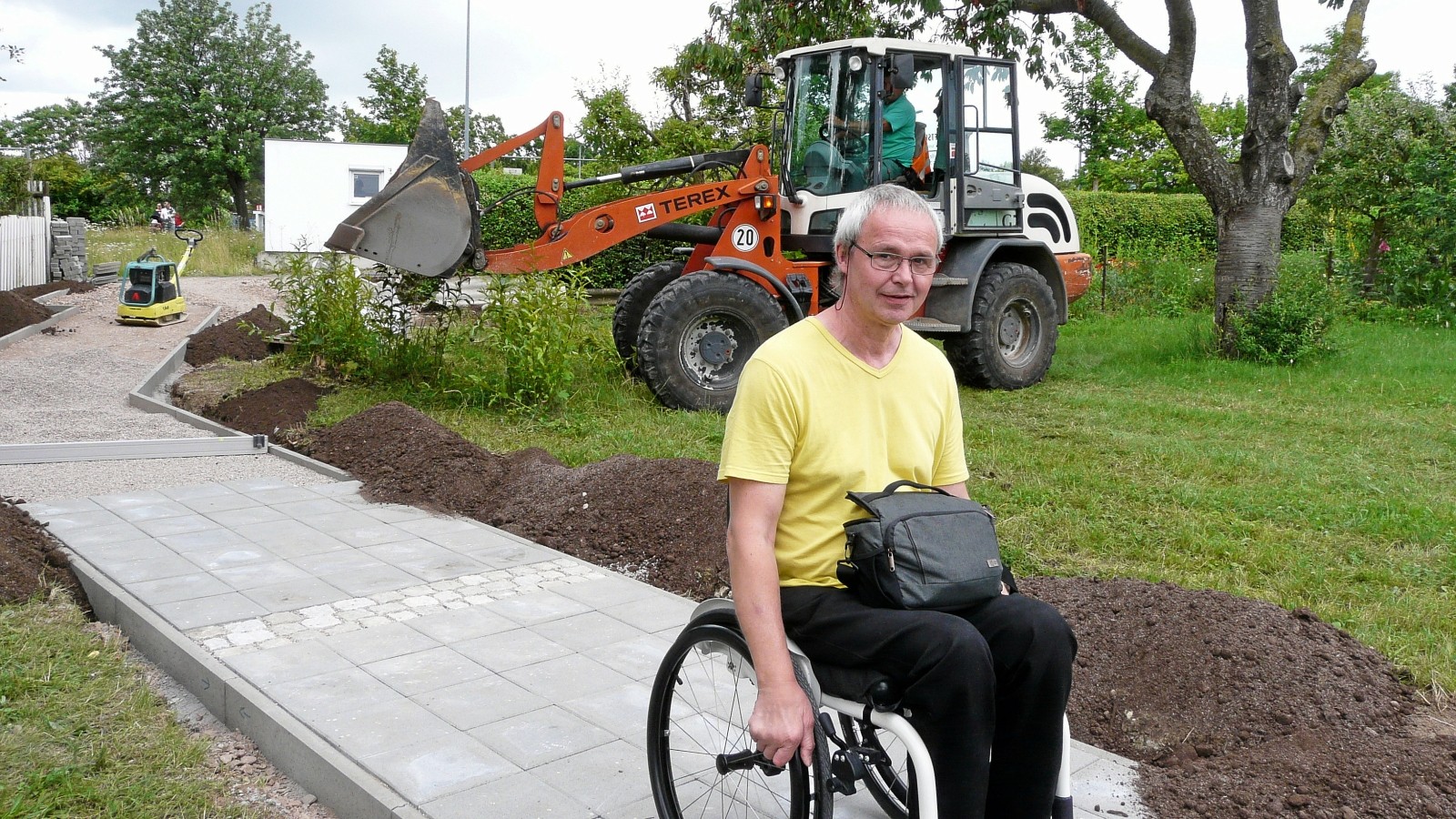 Neuer Zugang fast fertig