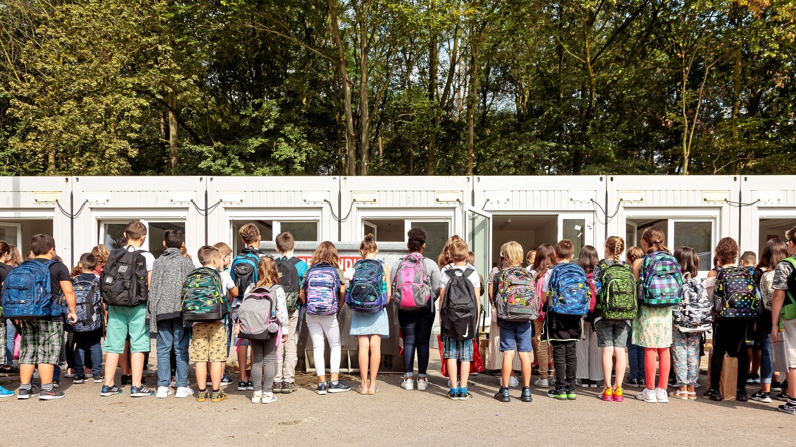 Stehen an der Gesamtschule Walsum bald 25 Containerklassen?
