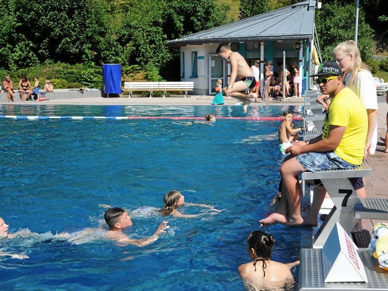 Freibad Schleiz: 29 Grad und es wird noch heißer