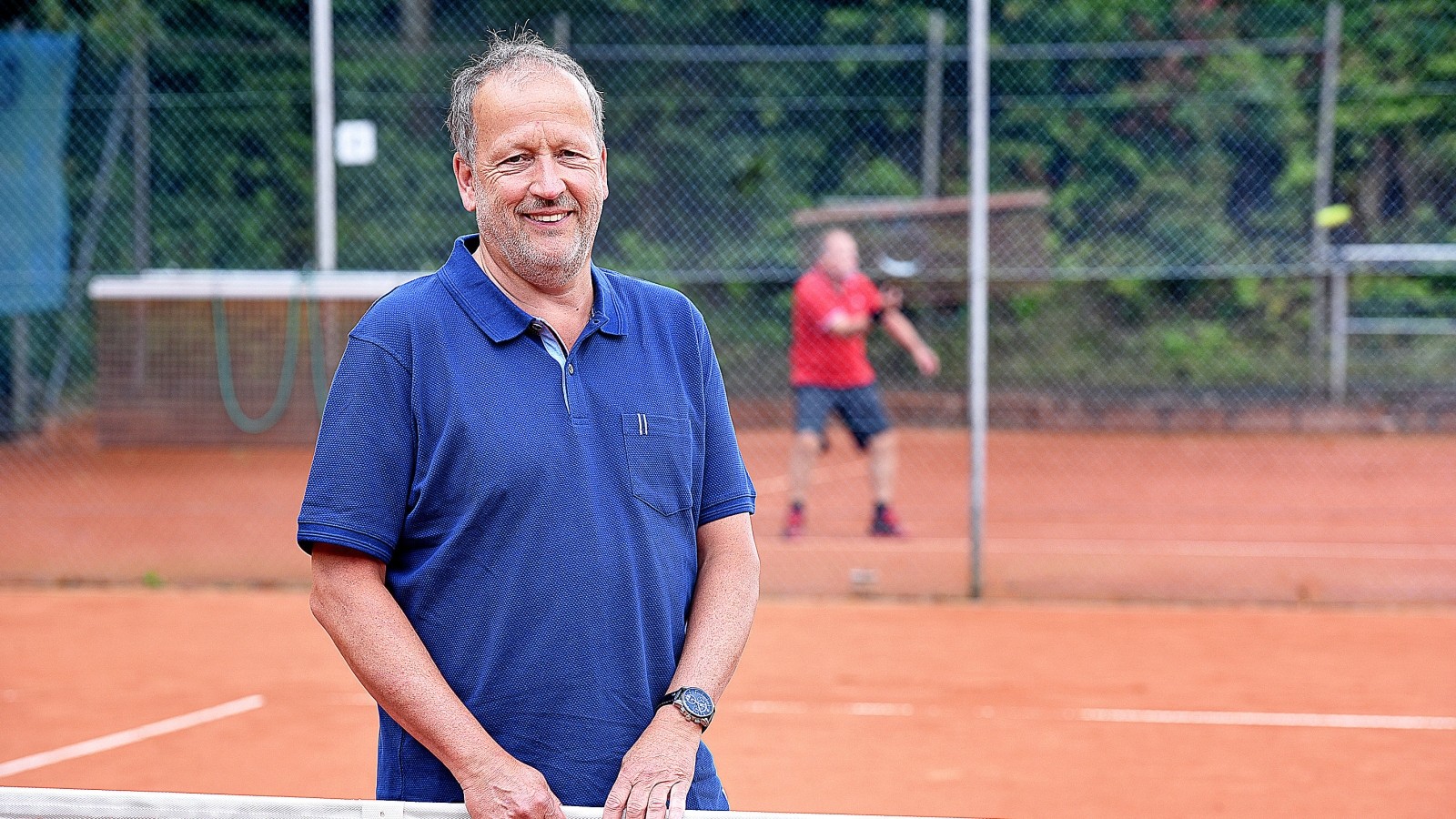 Michael Scheffler ist ein Tennis-Urgestein in Breckerfeld