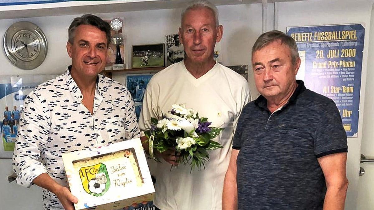 Jürgen Bähringer in Greiz zum 70. Geburtstag gratuliert