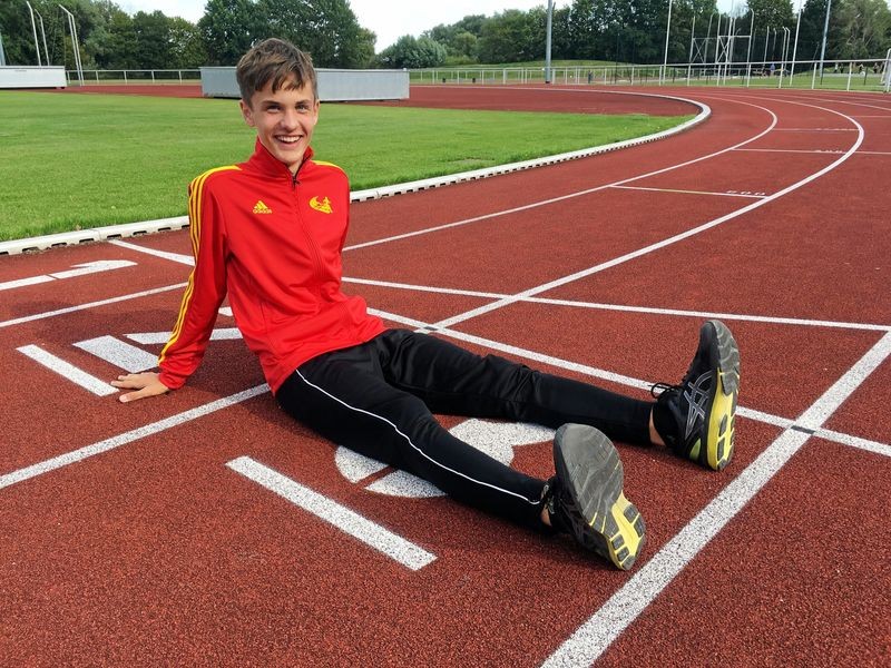 Läufer Tim Kalies – der schnellste seines Jahrgangs